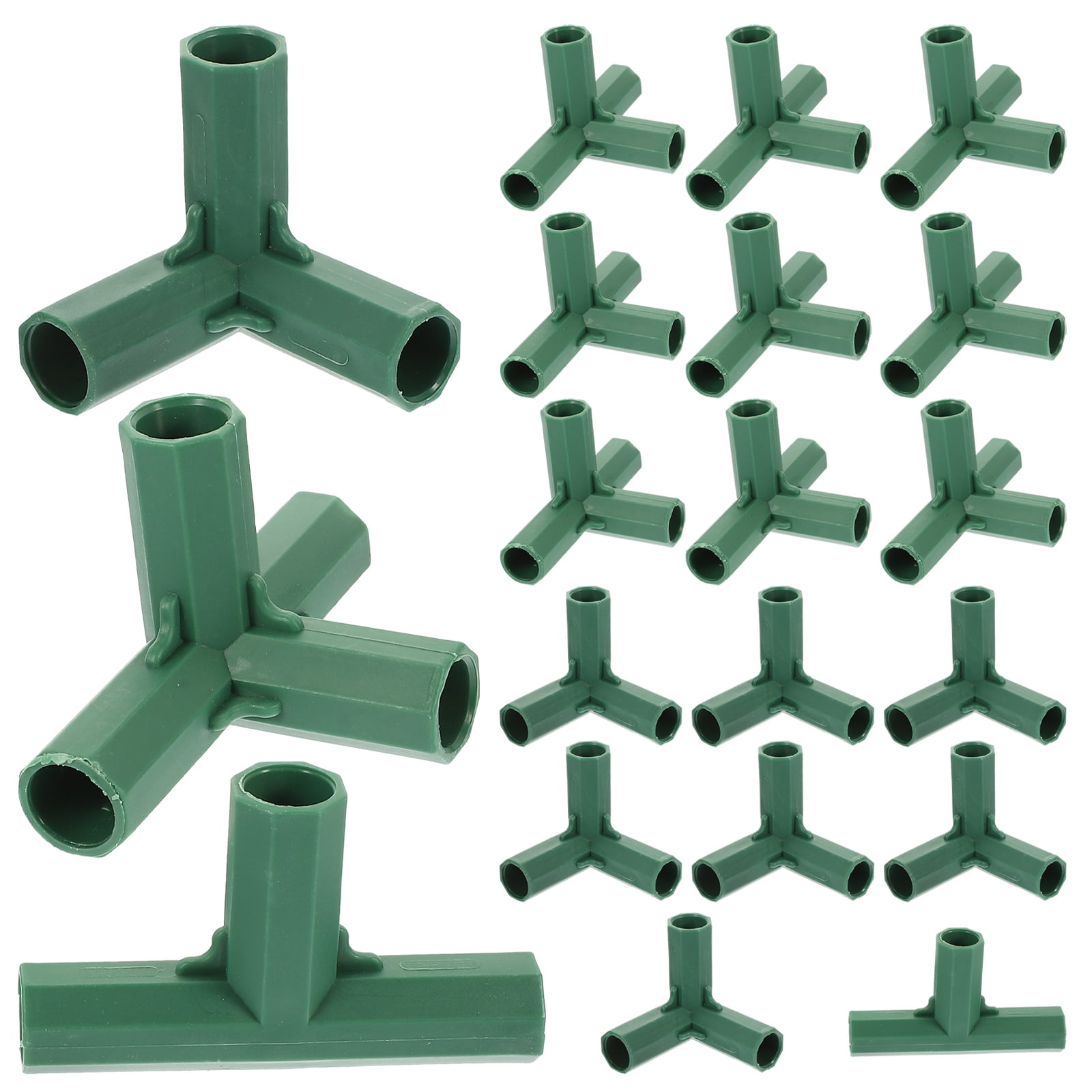 20-Pack Greenhouse Frame Connectors - Heavy Duty Metal Joints for DIY ...
