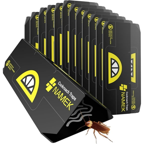 20-Pack Indoor Adhesive Cockroach Traps - Cockroach Glue Traps for ...