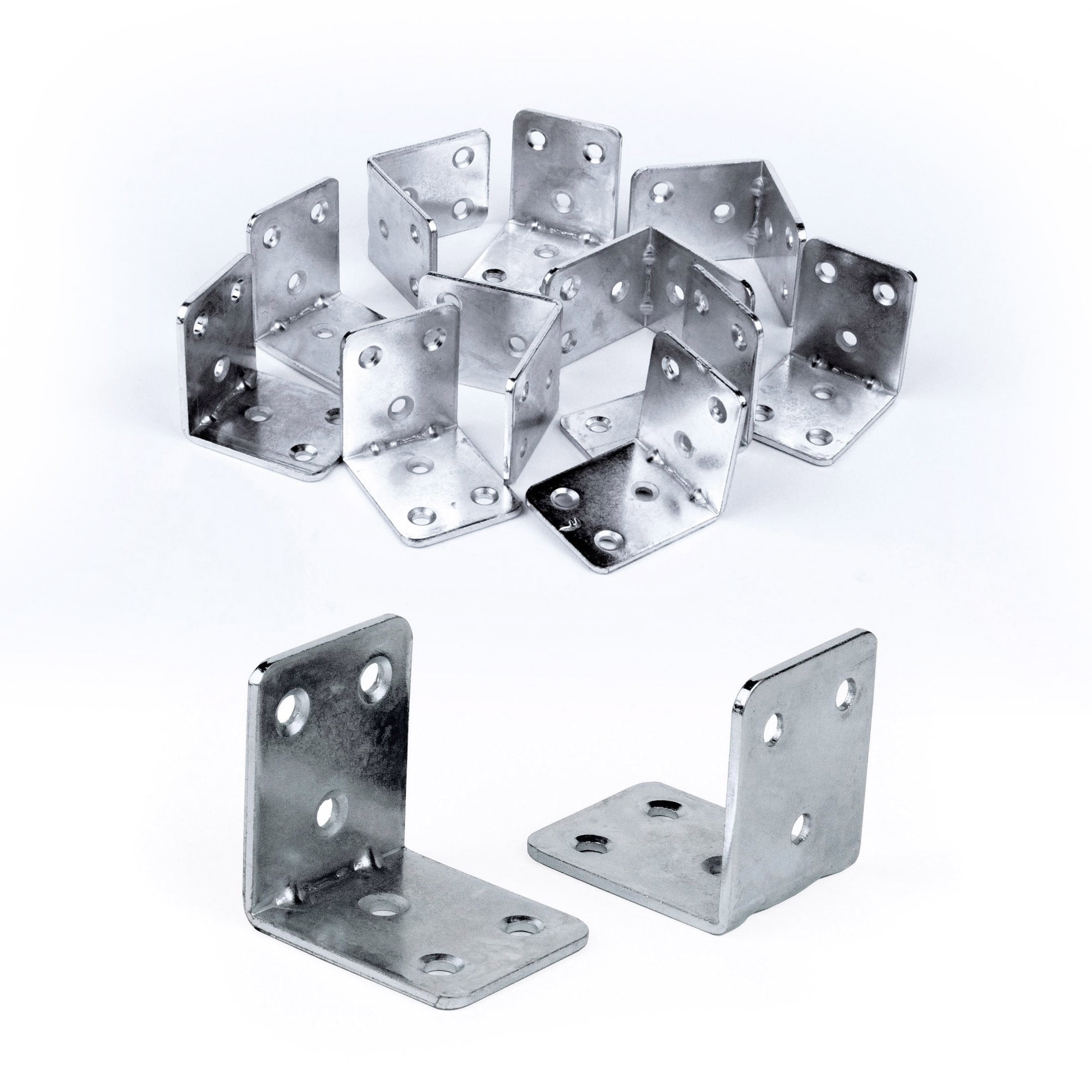 20 Pack L Bracket Corner Brace Sets Metal 1.4" x 1.2" - L Brackets for ...