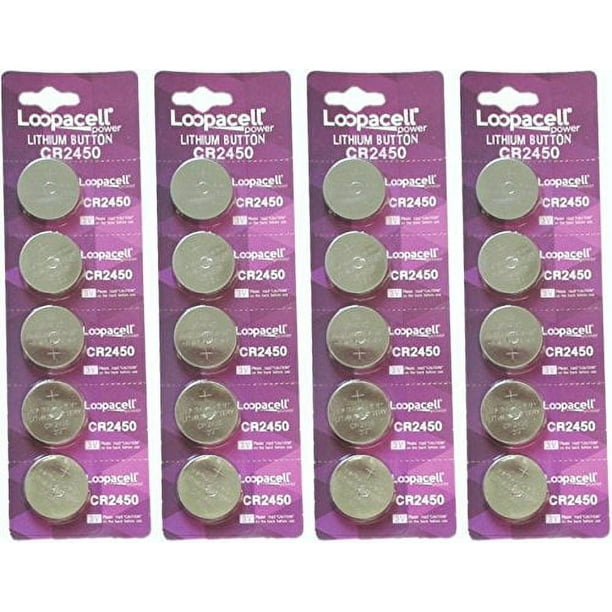 20 Pack Lithium Coin Battery - 3 Volt - For Keyless Entry and Remote ...