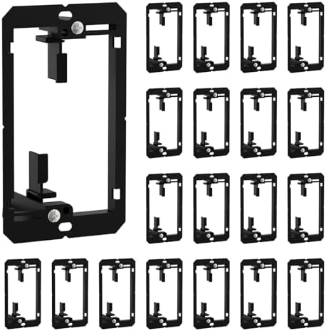 20 Pack Low Voltage Mounting Bracket, 1 Gang Low Voltage Brackets for ...