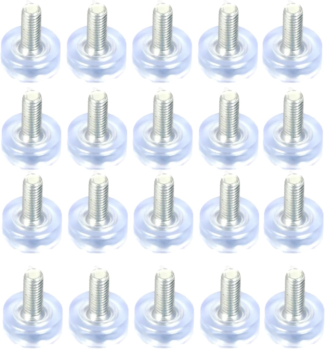 20 Pack M6 Thread Coffee Table Feet Levelers Adjustable Leveling Feet ...