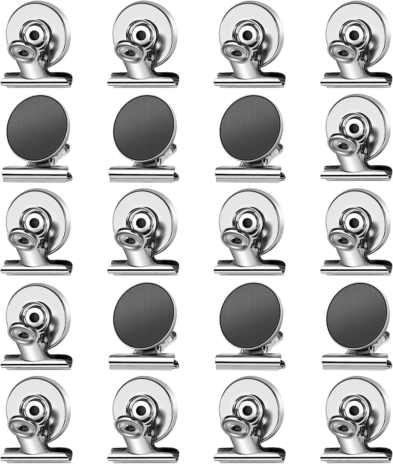 20 Pack Magnetic Clips Fridge Magnets, Heavy Duty Refrigerator Magnet ...