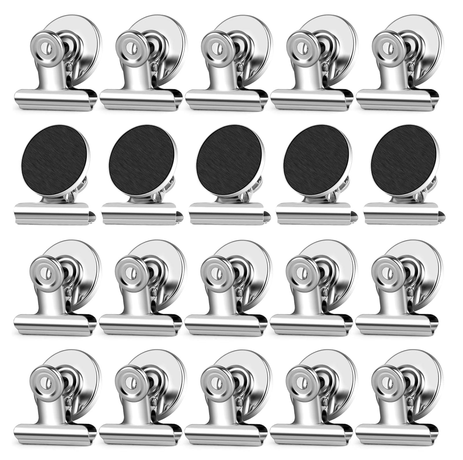 20 Pack Magnetic Clips for Refrigerator, Heavy Duty Fridge Magnet Clips ...