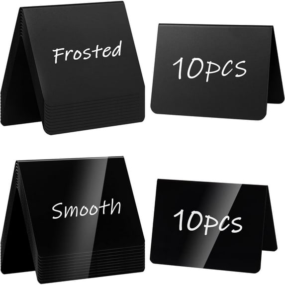 20 Pack Mini Chalkboard Sign, Small Tabletop Food Name Tags, Little ...