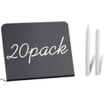 20 Pack Mini Chalkboard Signs - 4"x3" Food & Party Table Signs ...