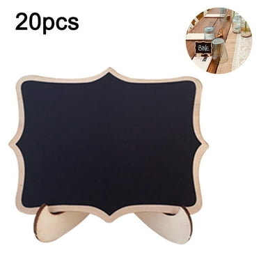 6-Pack Mini Chalkboard Signs with Easel Stand for Table Decorations ...