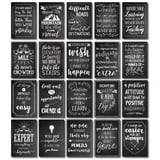 20-Pack Motivational Posters, Chalkboard Design, Inspirational Quotes ...