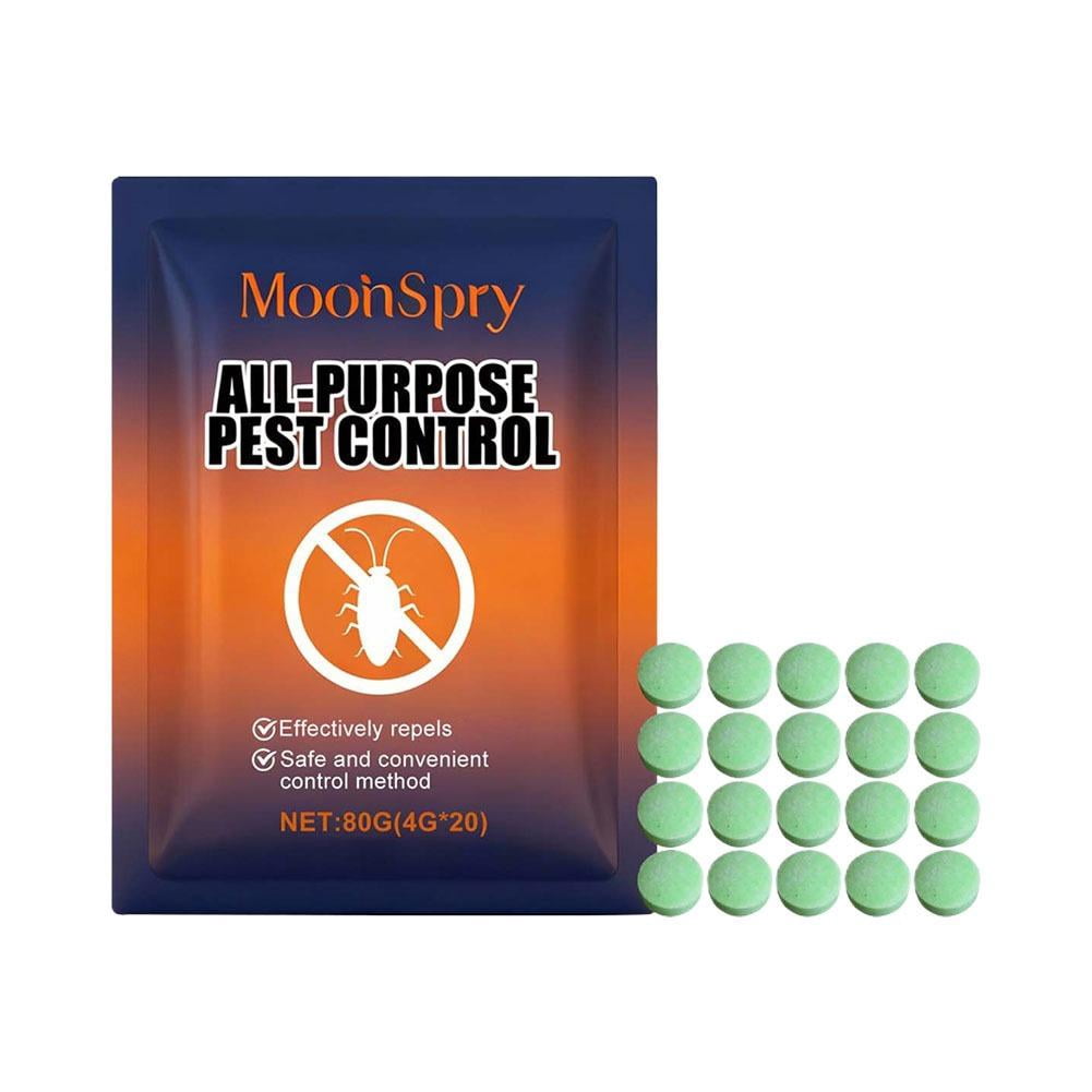 20-Pack Natural Insect Repellent Tablets with Bergamot and Ginger Oils ...