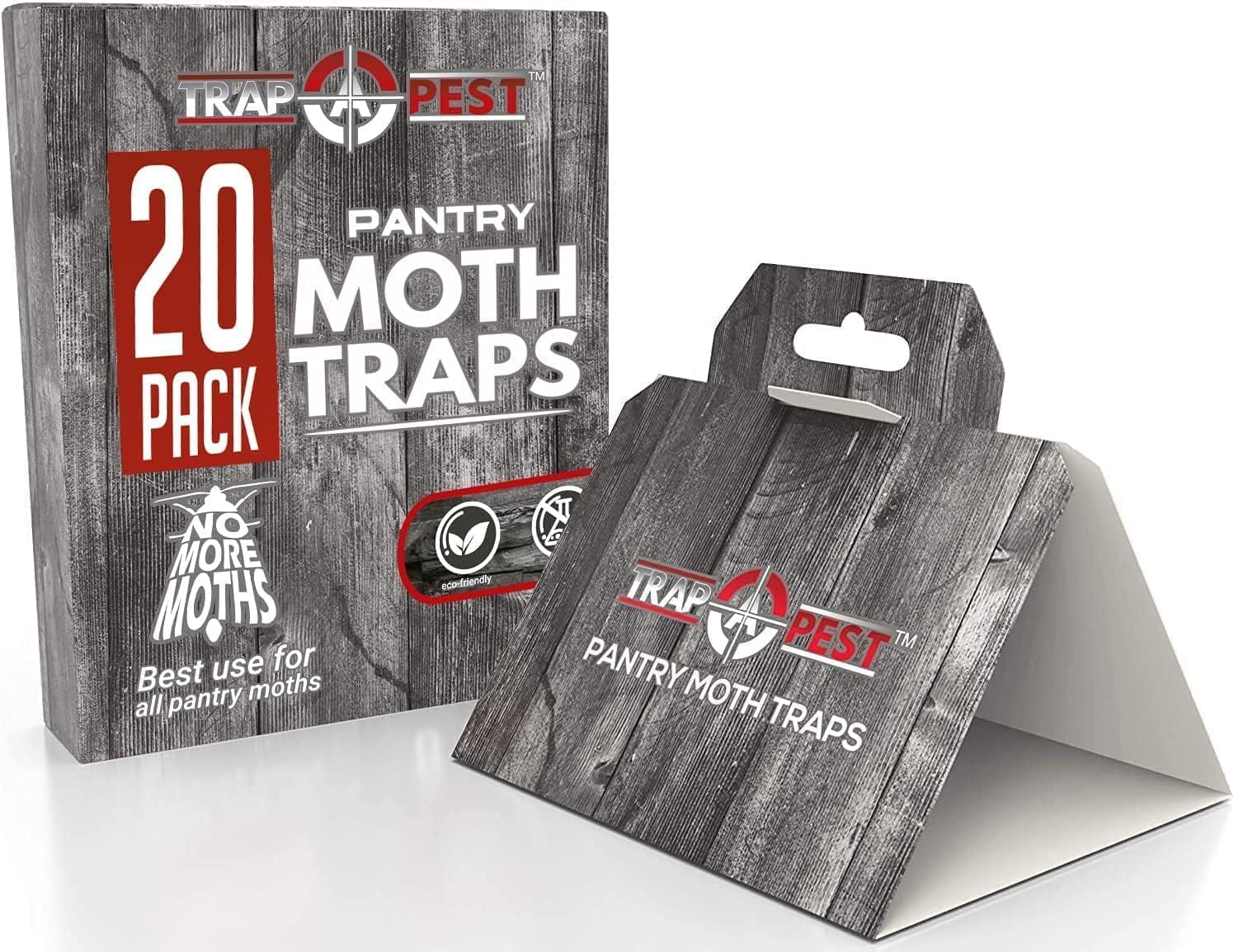 20 Pack Pantry Moth Traps - Safe and Effective for Food and Cupboard ...