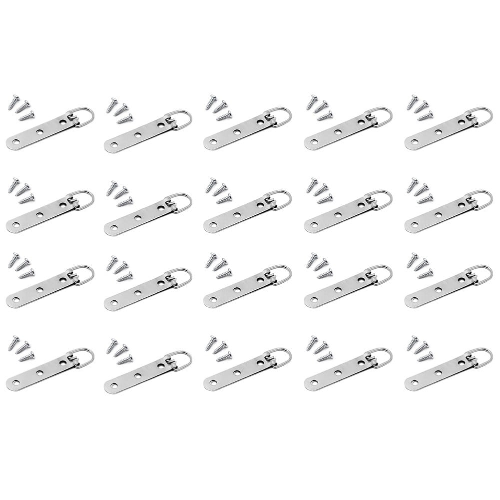 20-Pack Picture Hooks For Heavy Objects With Screws For Photos Artwork ...