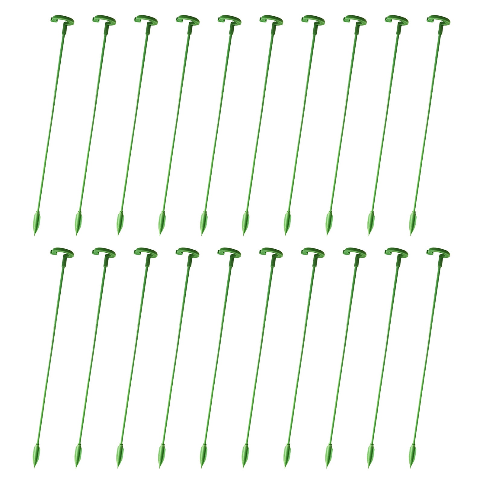 20 Pack Plant Support Stakes, Upgrade Plant Support Garden Stakes ...