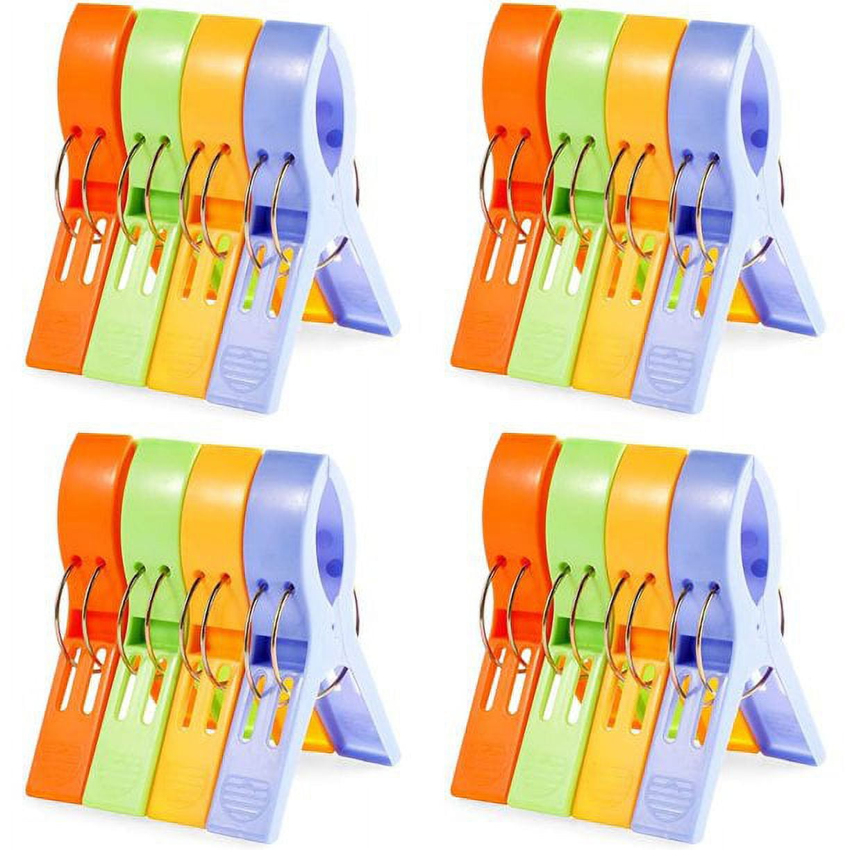 20 Pack Plastic Clothespins, Clothe Pins for Outdoor Heavy Duty and ...