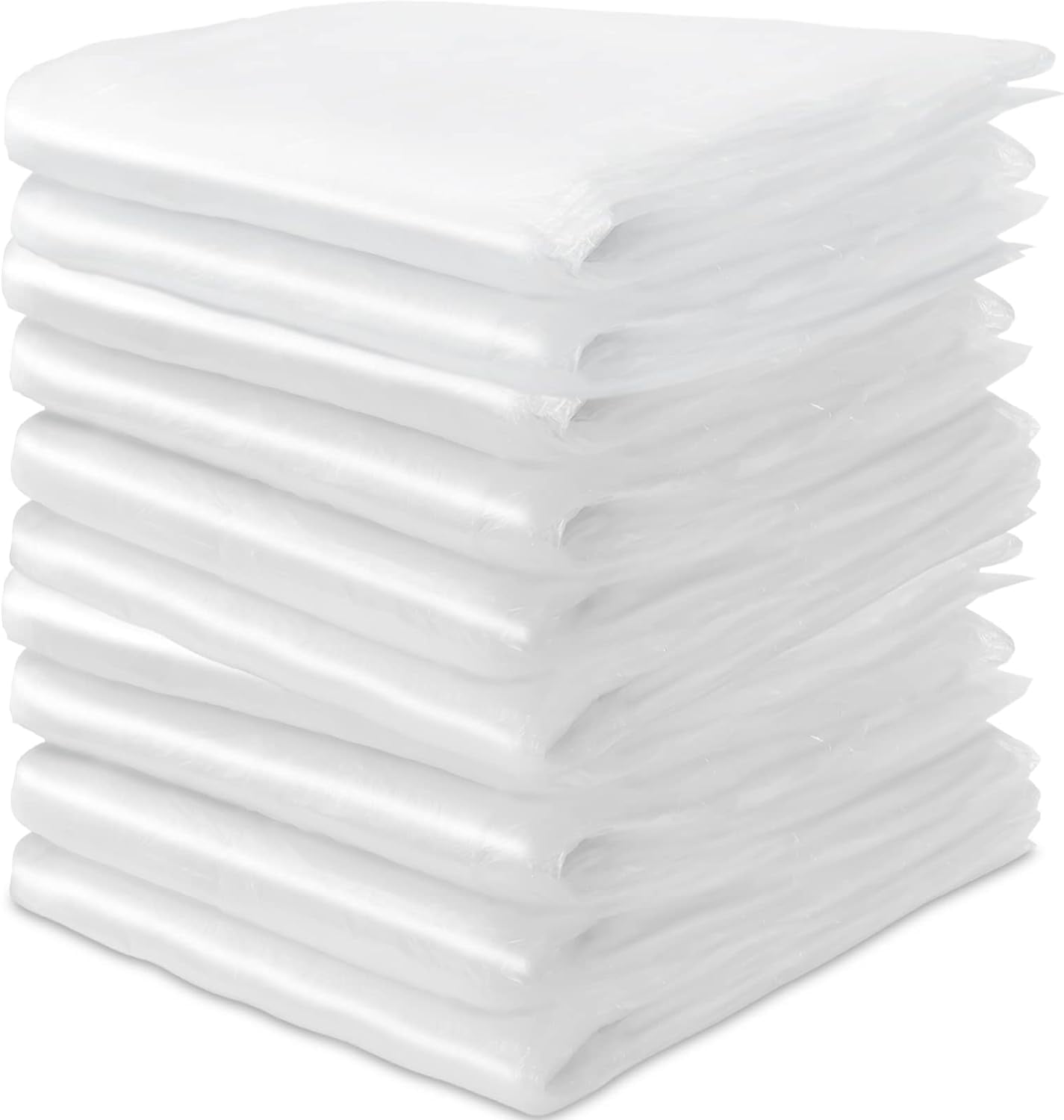 20 Pack Plastic Drop Cloth,Plastic Painting Tarp,Plastic Sheeting ...