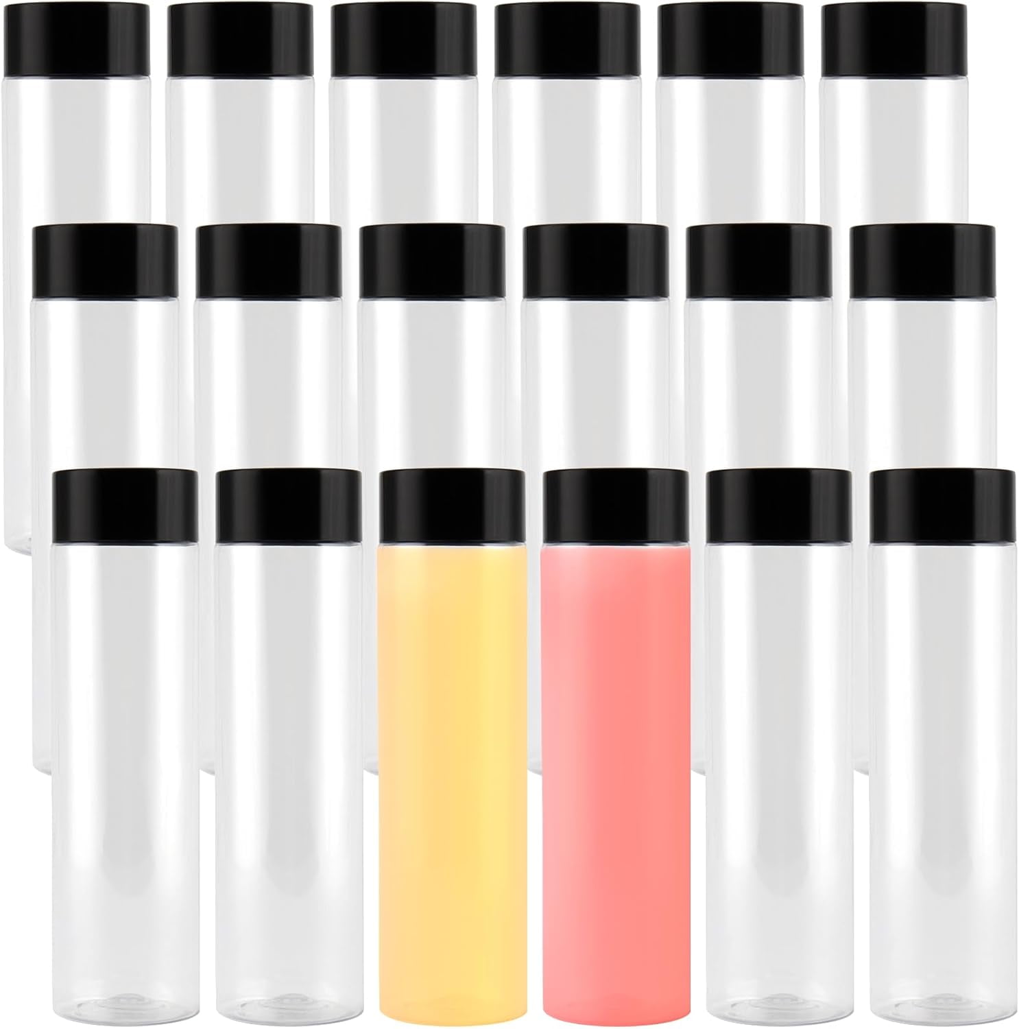 20 Pack Plastic Sensory Bottles, 12 Oz Reusable Clear Plastic Juice ...