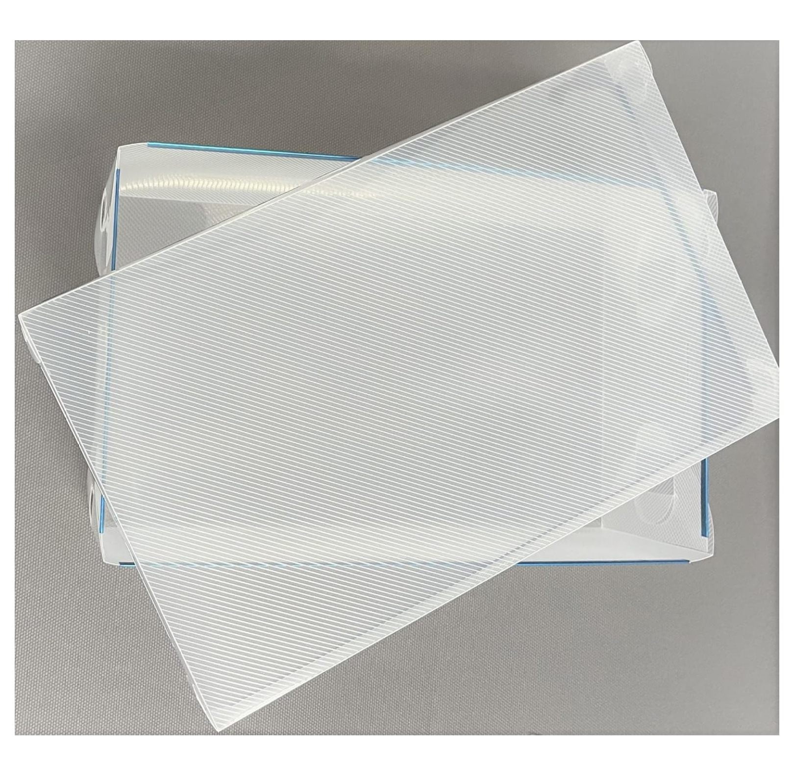 20 Pack Plastic Shoe Size Storage Top Lid Boxes Container for Closet ...