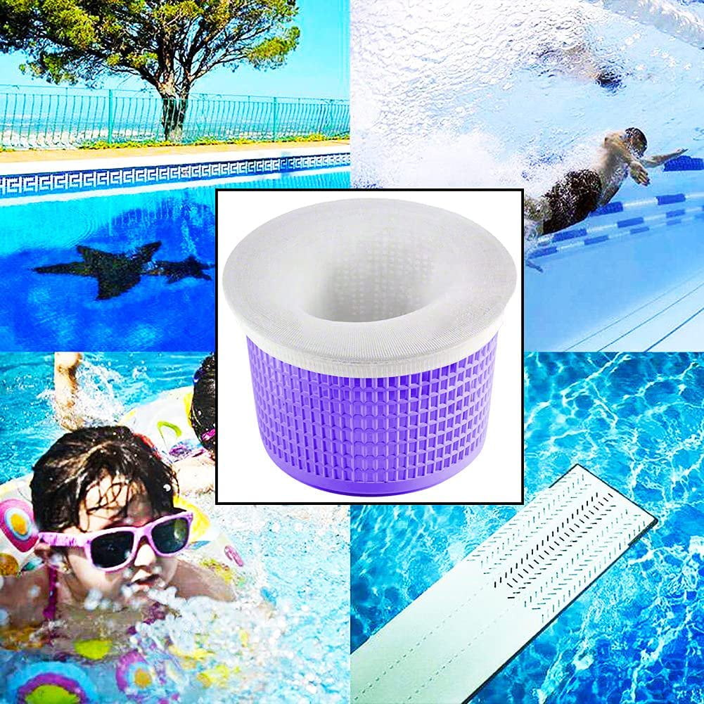 20 Pack Pool Skimmer Socks, GAITON Durable Elastic Nylon Fabric Filters ...