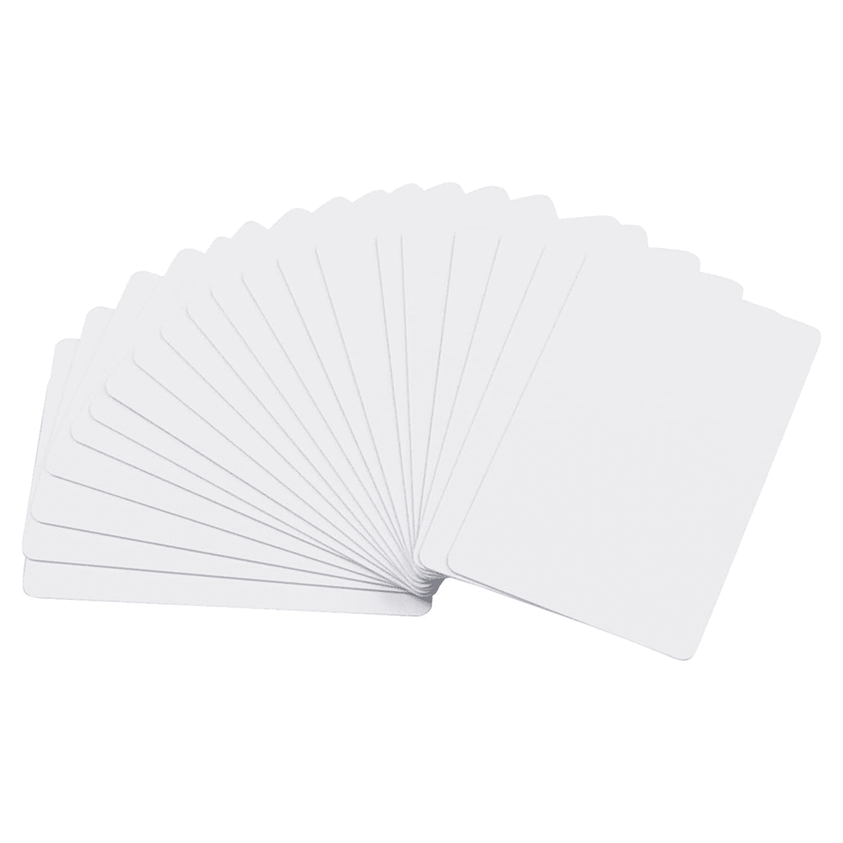 20 Pack Premium Blank PVC Cards, CR80 30Mil Graphic Quality White ...