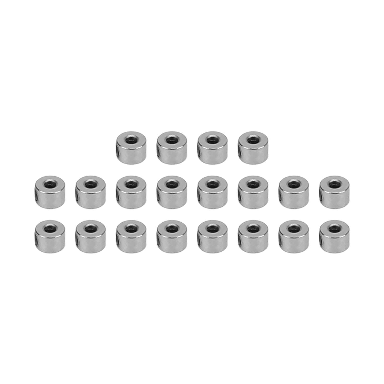 20-Pack RC Plane Landing Gear Stopper Set - 2.1mm Stainless Steel Wheel ...