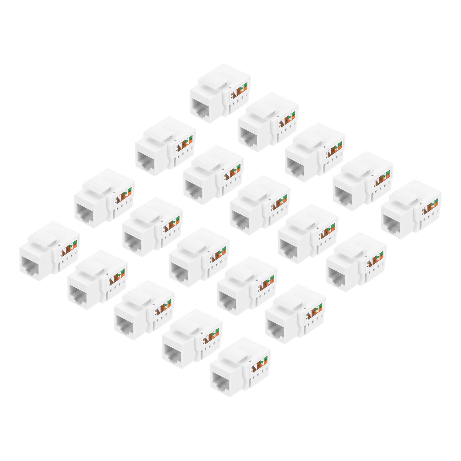 20 Pack RJ45 Cat 6 Ethernet Jack, Cat6 Coupler Connector Adapter ...