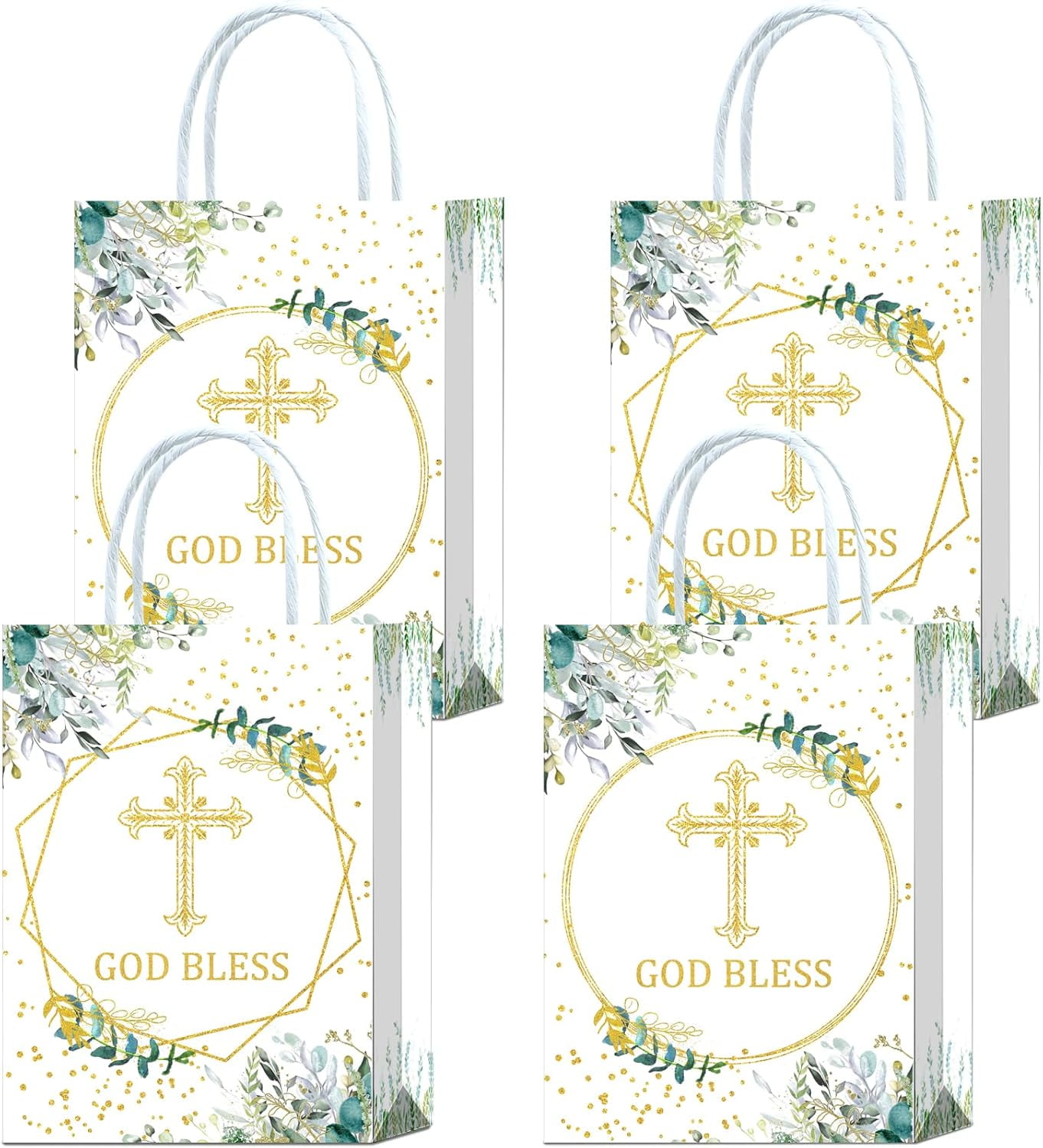 20 Pack Religious Party Favor Gift Bags for Christening Gifts for Girls ...