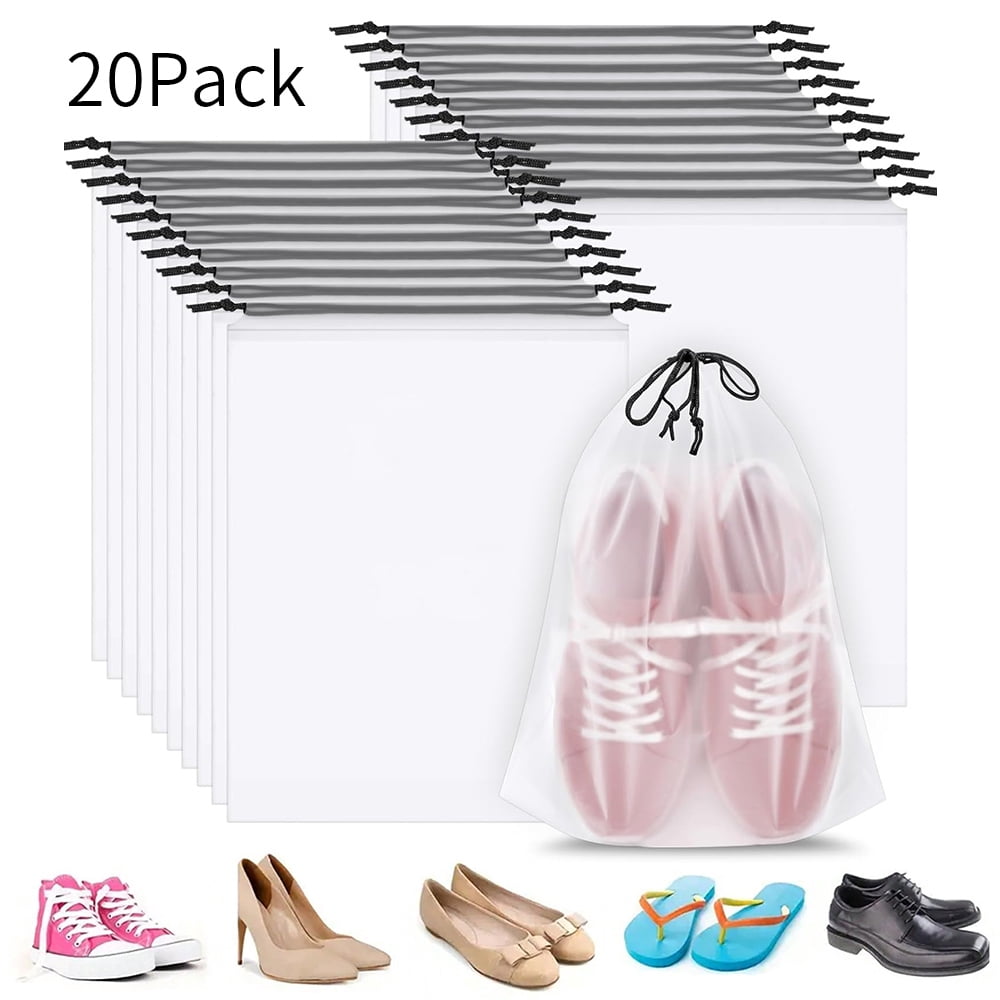 20 Pack Shoe Bags for Travel, 15.7