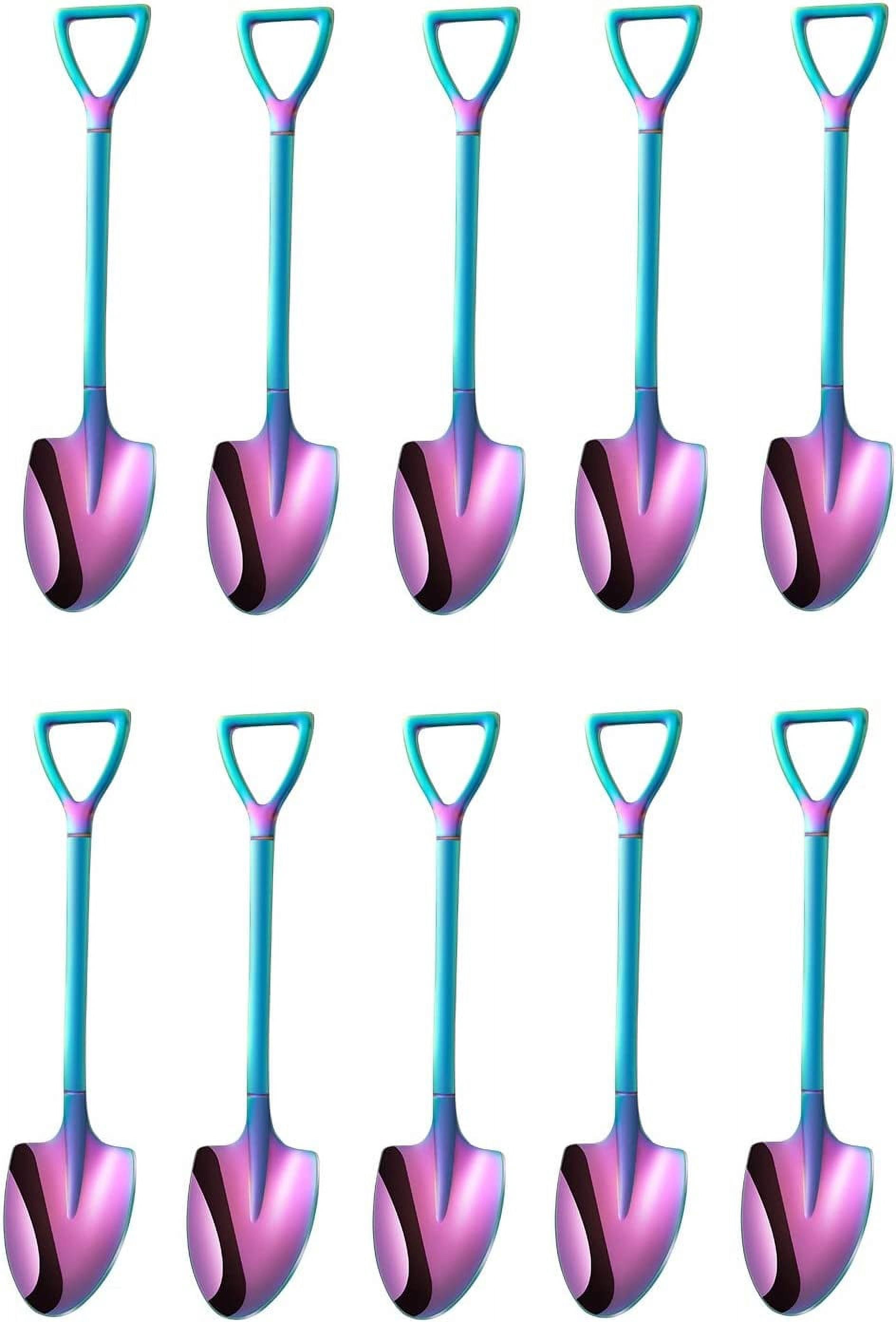 20 Pack Shovel Shape Demitasse Espresso Spoons, 4.7 Inches Stainless ...