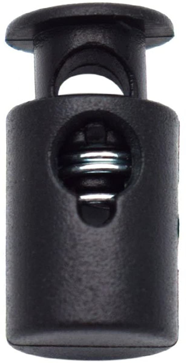 20 Pack Single Hole Barrel Stopper Single Hole Spring Cord Locks Toggle ...