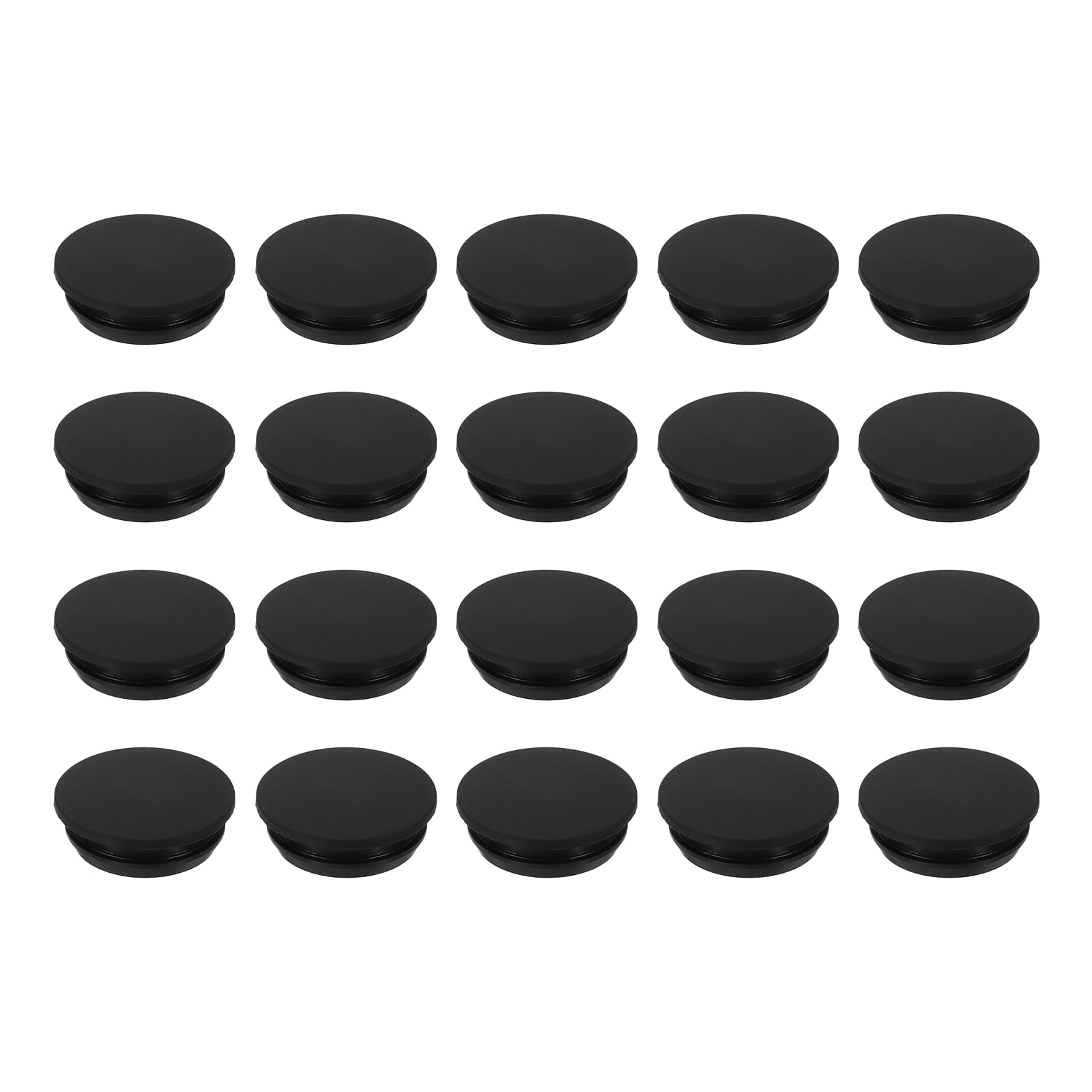 20 Pack Snug Plugs, Rubber Hole Plugs Round Soft Flexible Stopper Fit ...