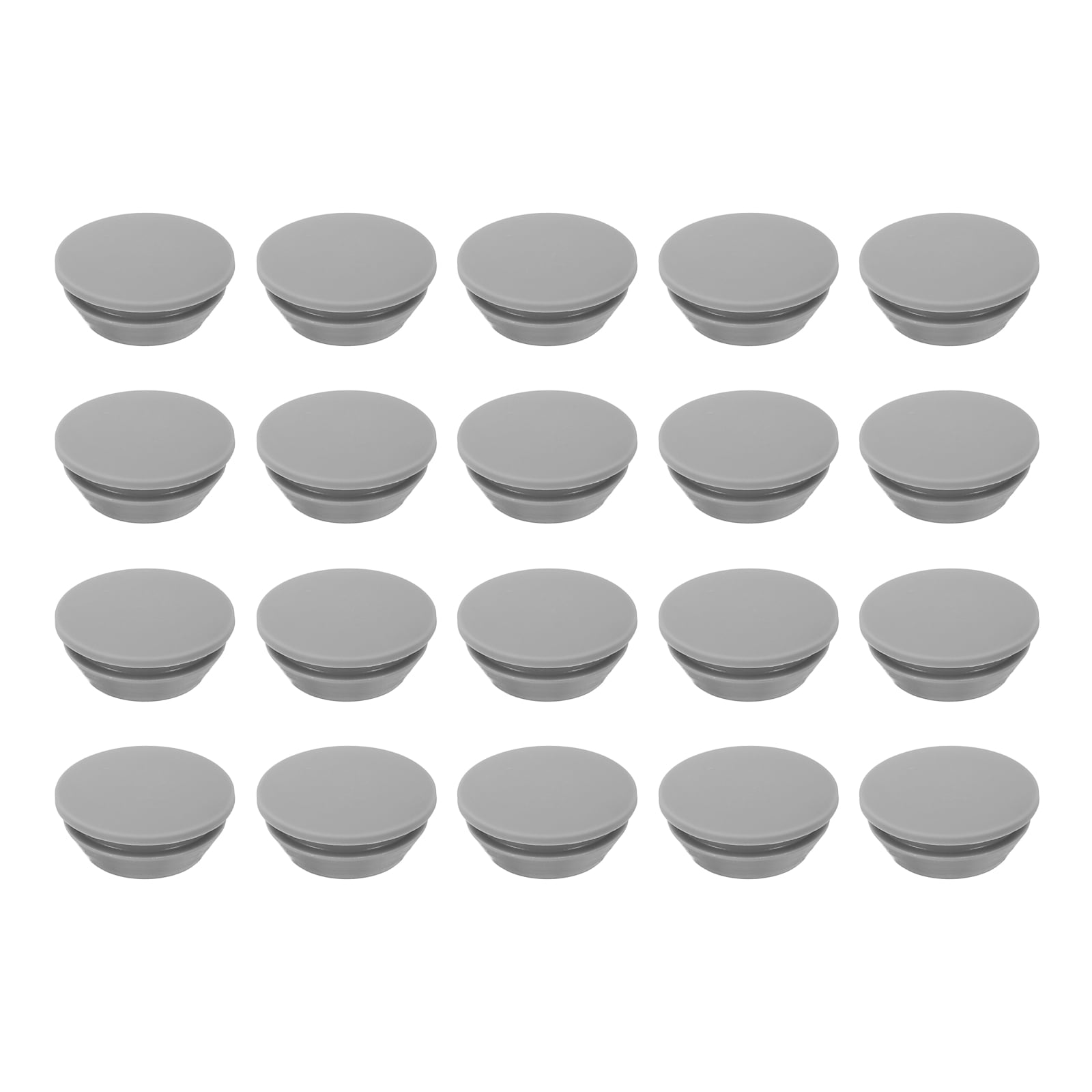 20 Pack Snug Plugs, Rubber Hole Plugs Round Soft Flexible Stopper Fit ...