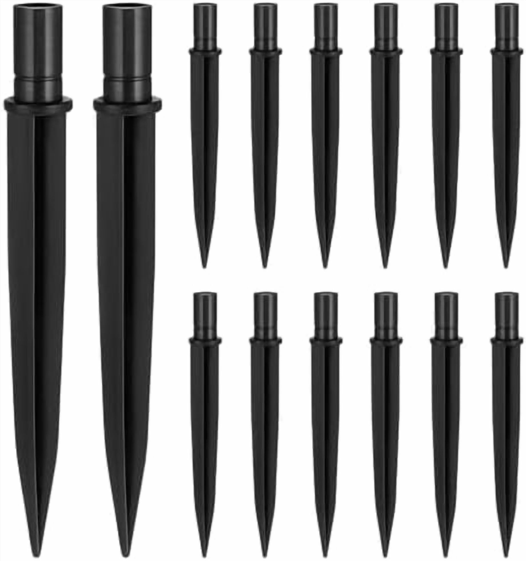 20 Pack Solar Light Stakes Replacement 5.5 inch Pathway Light Stake ABS ...