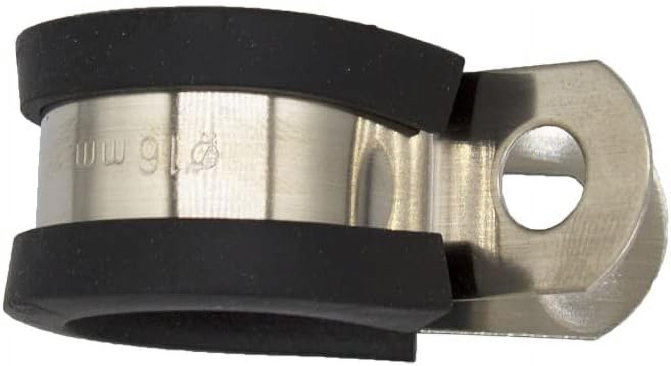 20 Pack Stainless Steel Cable Clamp, Rubber Cushioned Insulated Clamp ...