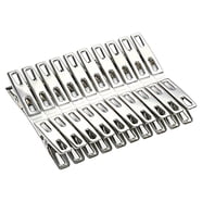 Amerteer 20 Pack Clothespin, Stainless Steel Wire Clip,Durable Metal ...