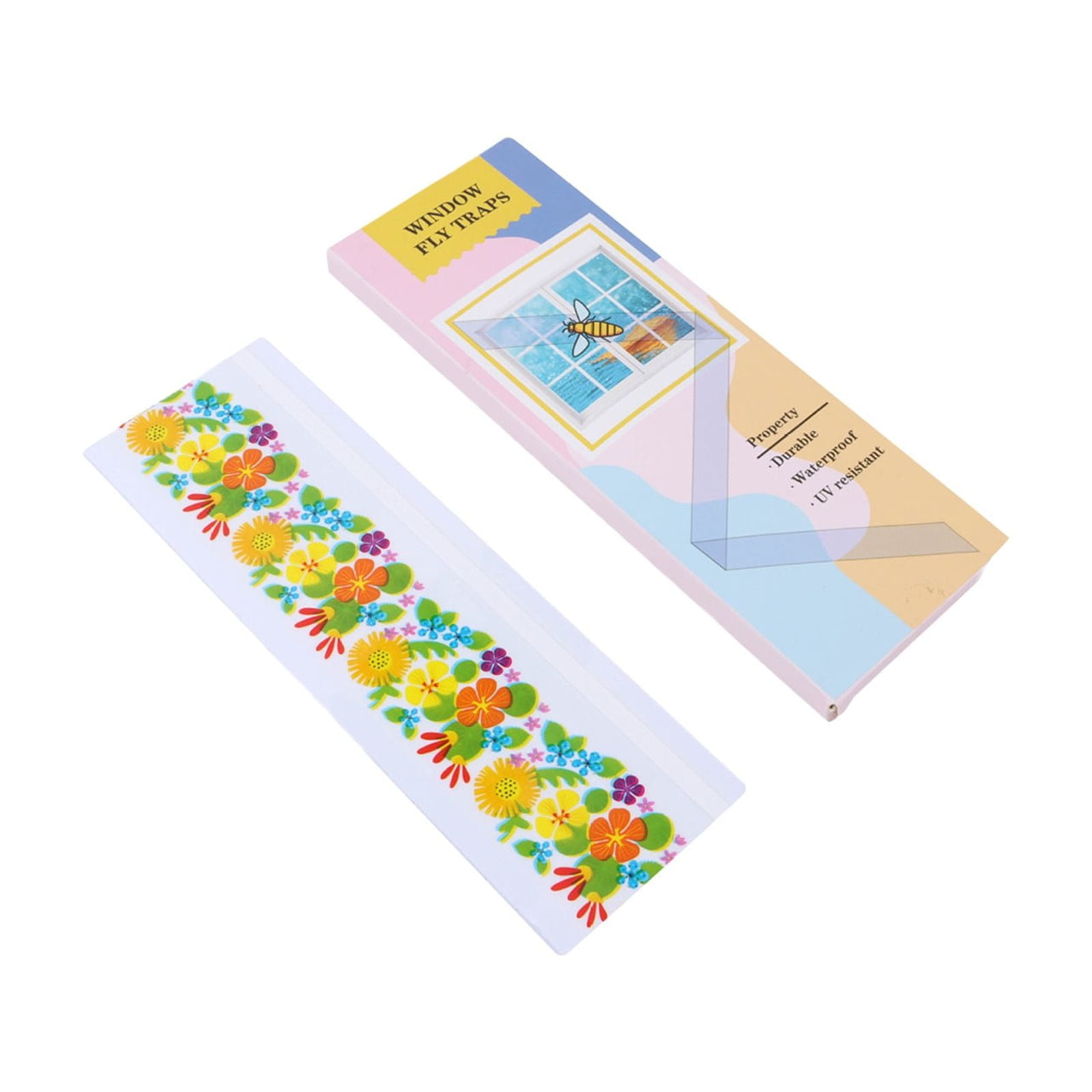 20 Pack Sticky Fly Catcher Traps for Windows and Kitchen, Indoor Insect ...