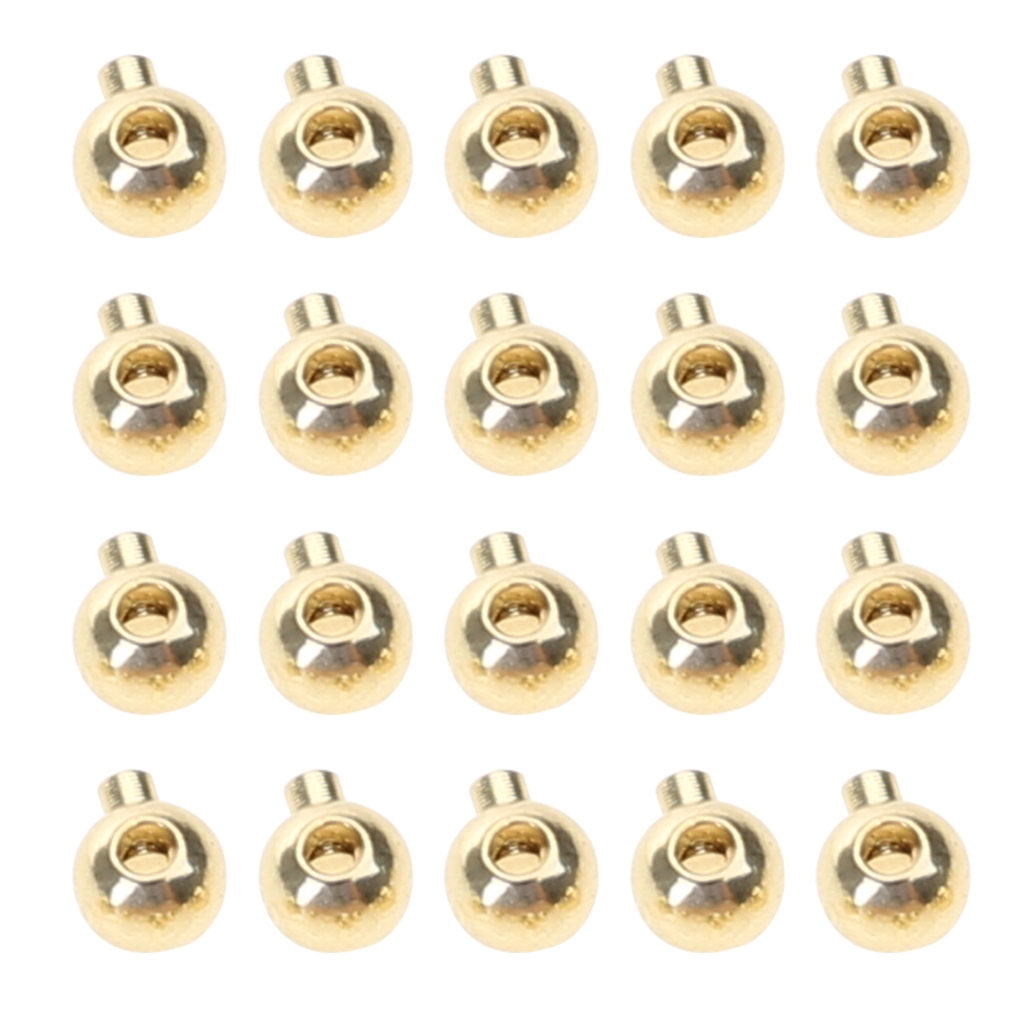 20 Pack Stopper Spacer Bead Finishing Clasps Positioning Clasp ...