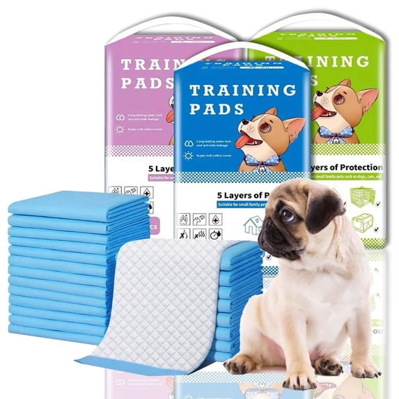 20 Pack Super Absorbent Puppy Training Pads,5-Layer Leak-Proof ...