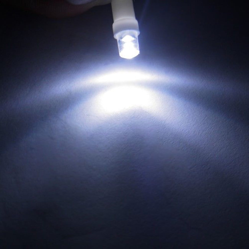 20-Pack T10 Wedge Base Halogen Bulbs, Concave Head Interior Light Bulbs ...