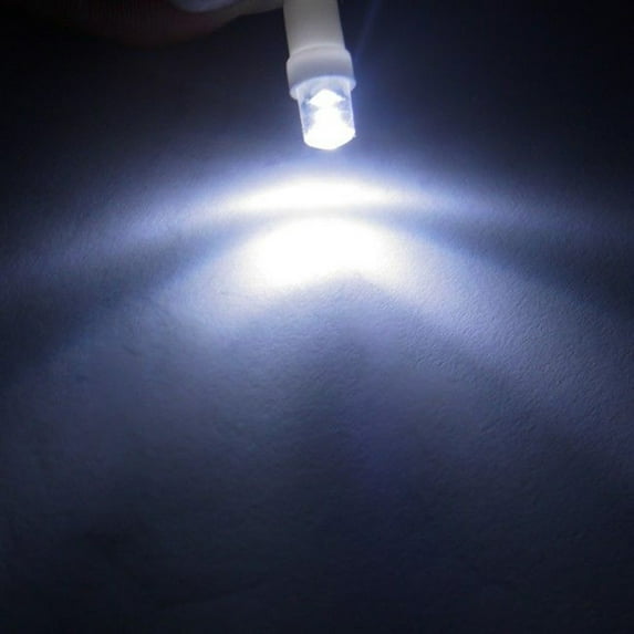 20-Pack T10 Wedge Base Halogen Bulbs, Concave Head Interior Light Bulbs ...