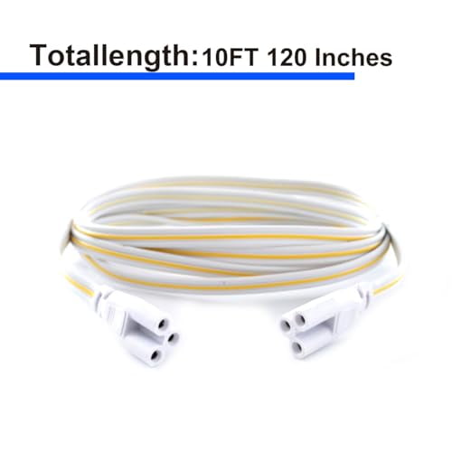 20 Pack T5 T8 LED Lamp Connecting Wire，Double End 3Pin Connector Cable ...