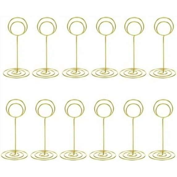 20 Pack Table Number Holders Place Card Holder Photo Picture Holder for ...