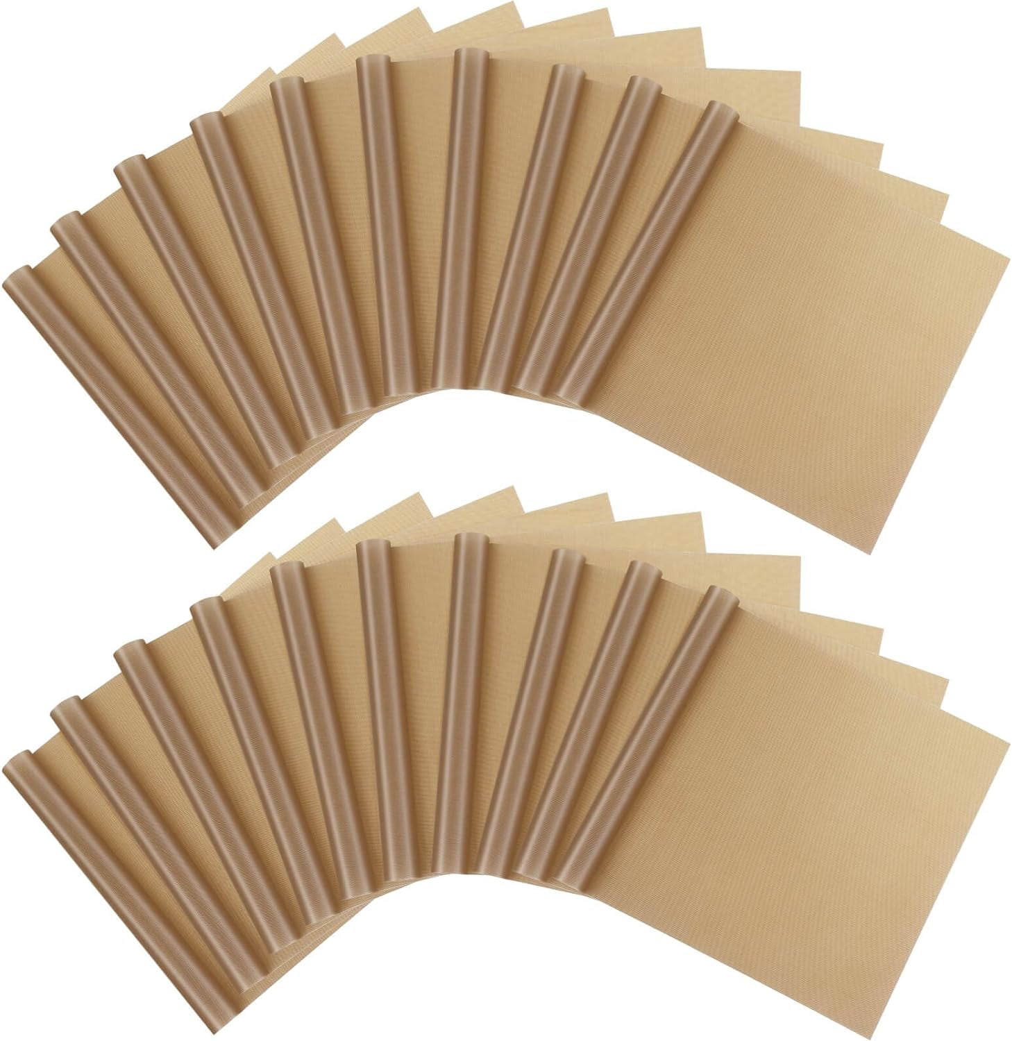 20 Pack Teflon Sheet for Heat Press, Heat Transfer Press Cover Paper ...