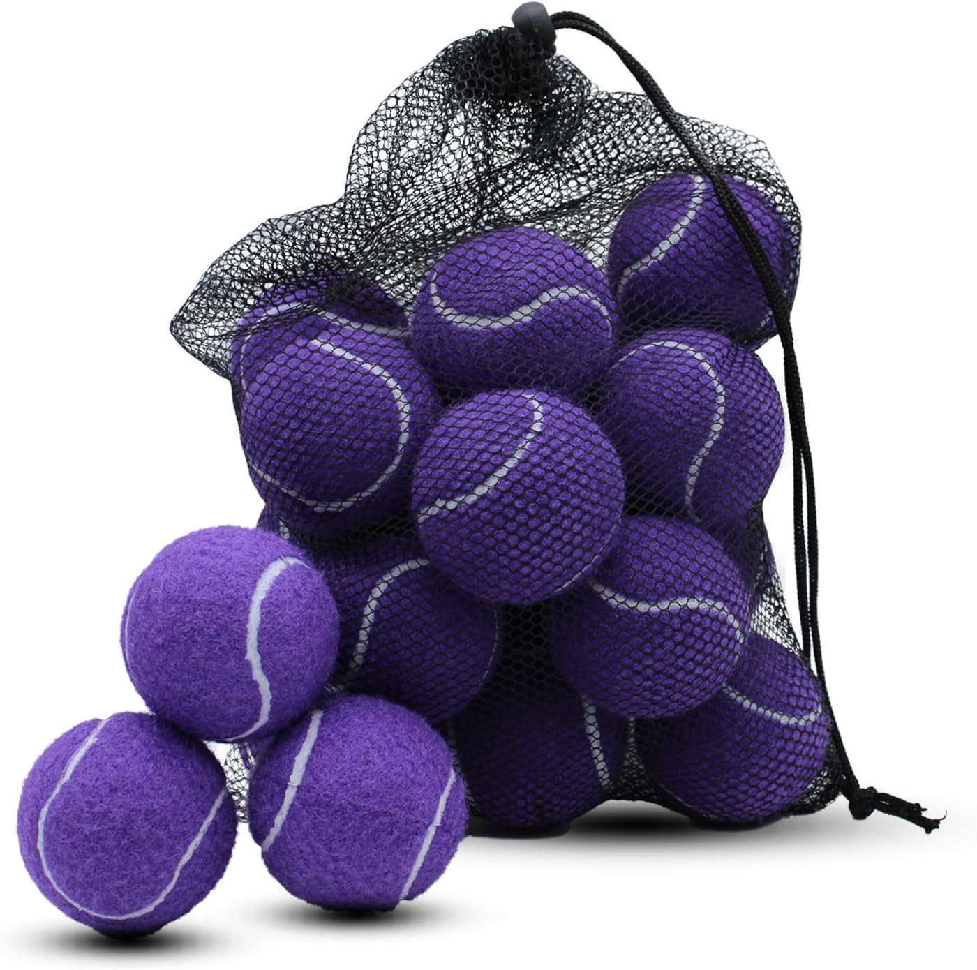 20 Pack Training Tennis Balls, High Elasticity Practice Balls for ...