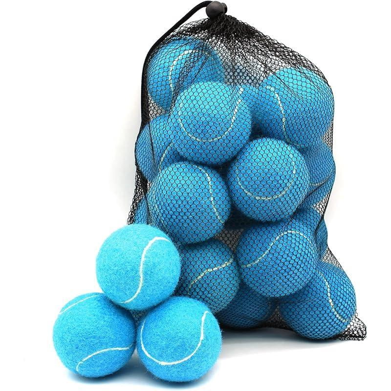 20 Pack Training Tennis Balls, High Elasticity Practice Balls for ...
