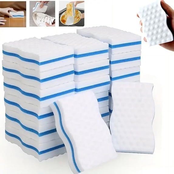 20 Pack Upgrade Melamine Sponge,2X Density Premium Magic Sponge Eraser ...