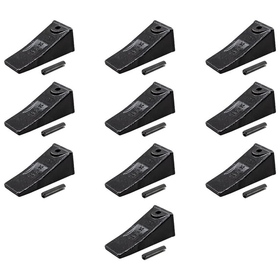 10 Pack Viking’s X156L Long Bucket Tooth w/ 156LPN Flexpins Compatible ...