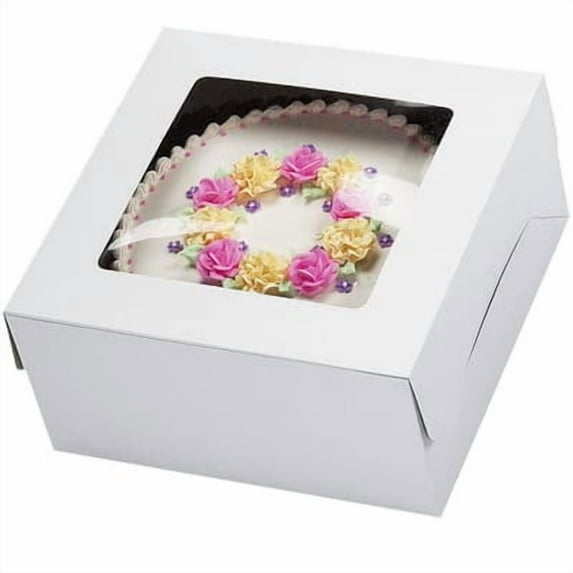 Celebrate It™ Large Bakery Packing - 20 Pack Window Cake Box for Round ...