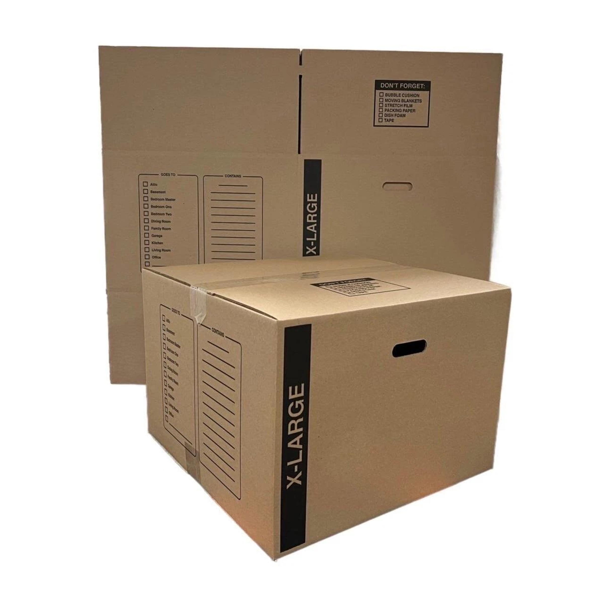 20 - Pack X-Large Cardboard Moving Boxes 23x23x16 32 ECT With Handles ...