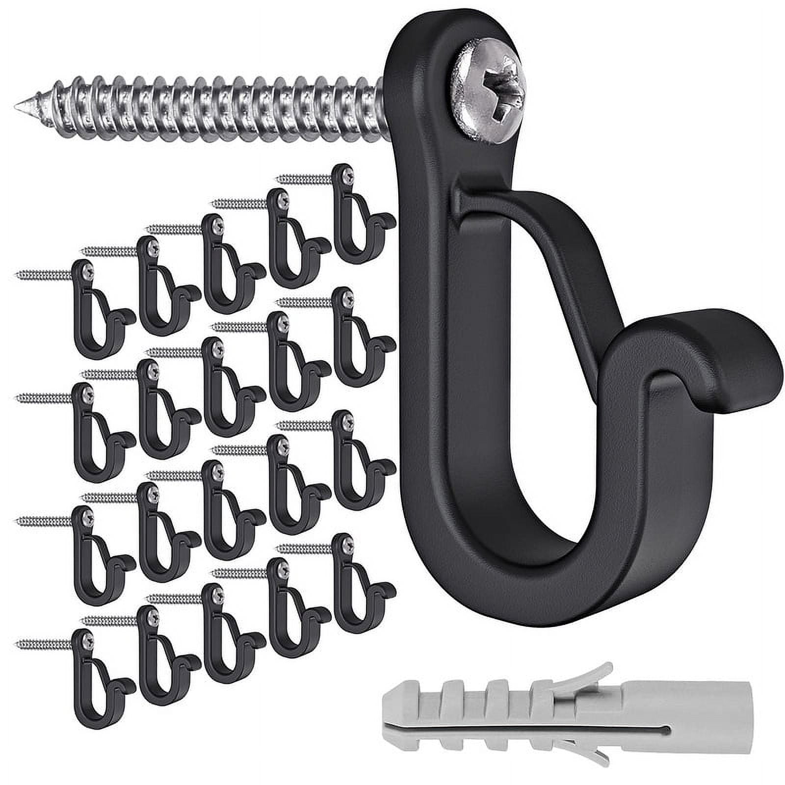 20 Pack hangers, Home Christmas Lights Hanger Hooks with Phillips Screw ...