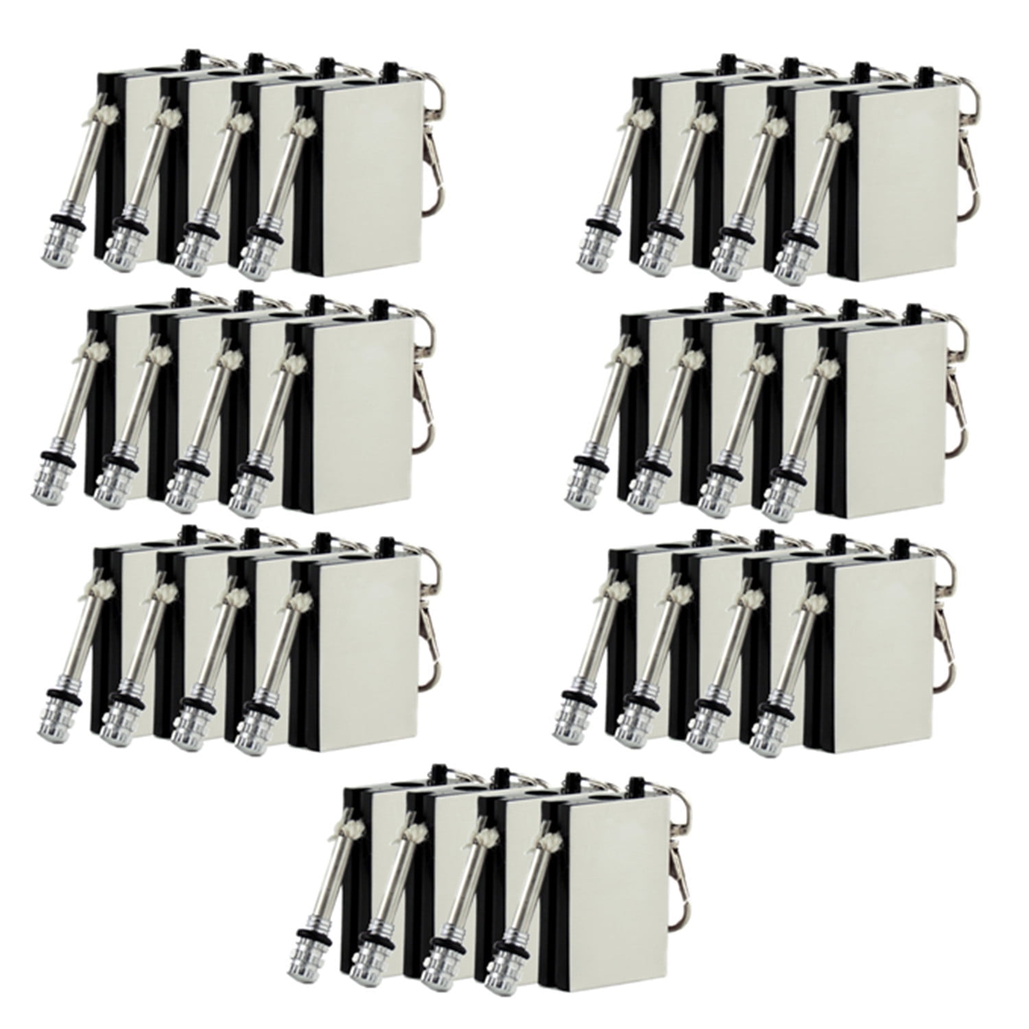 20 Pack of Waterproof & Windproof Permanent Match Lighter, Strike To ...