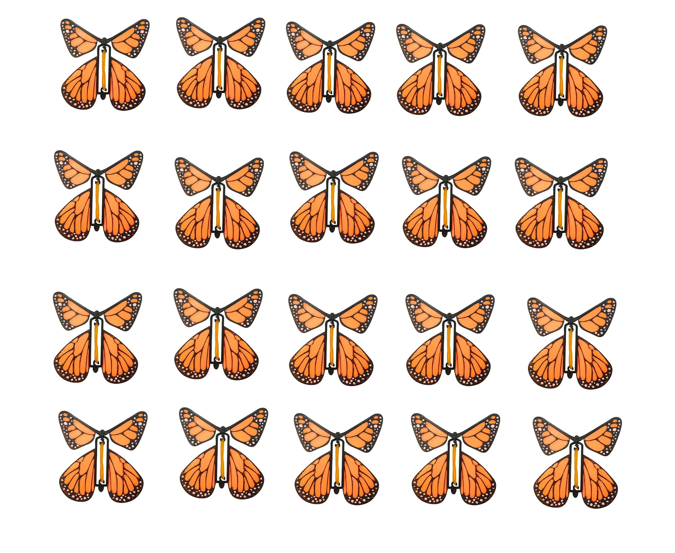 20 Packl DIY Butterfly Craft Kit for Kids, Make Your Own Rubber Band ...